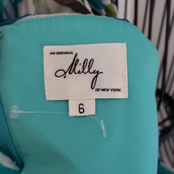 Milly of New York | Dresses | Milly New York Silk Summer Mini Dress 6 ...